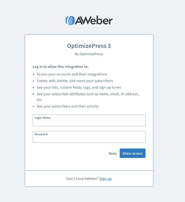 AWeber Integration - Easily Add Susbcribers from Landing Pages & Forms