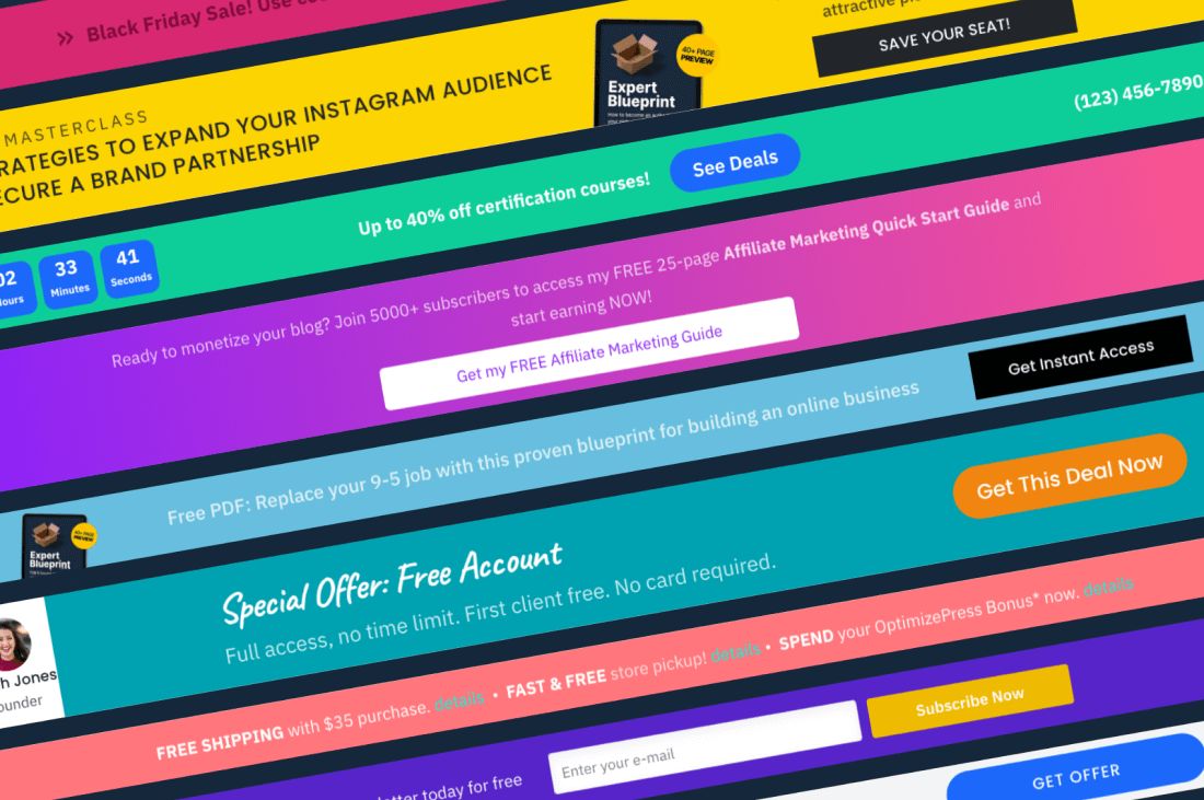 10 Website Notification Bar Examples That Get Results OptimizePress 10 Website Notification Bar Examples That Get Results OptimizePress